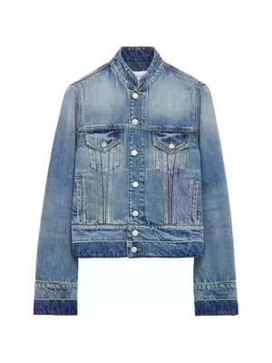 Alexander McQueen Button Denim Jacket - Blue