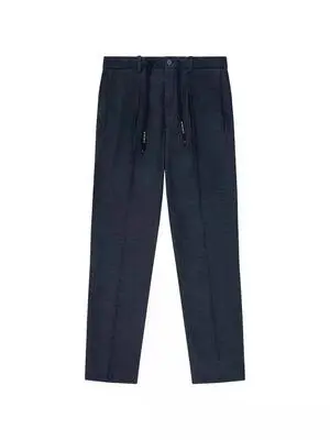 CIRCOLO 1901 Drawstring Straight Trousers - Blue