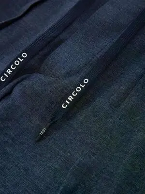 CIRCOLO 1901 Drawstring Straight Trousers