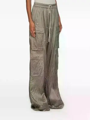 Rick Owens Drawstring-fastening Cargo Trousers - Grey
