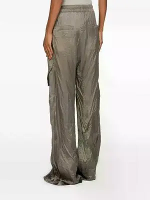 Rick Owens Drawstring-fastening Cargo Trousers - Grey