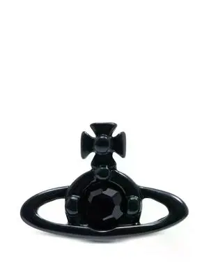 VIVIENNE WESTWOOD Nano Solitaire Stud Earring - Black