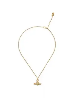 VIVIENNE WESTWOOD Kitty Crystal-pendant Necklace - Gold