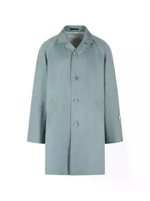 Marni Buttoned Trench Coat - Blue