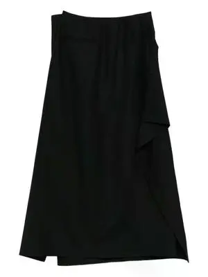 Issey Miyake High-waisted Asymmetric Skirt