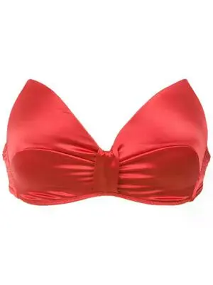 AMIR SLAMA Strapless Cropped Top - Red