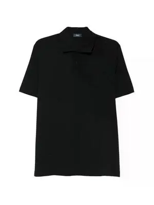 Herno Buttoned Polo Shirt - Black