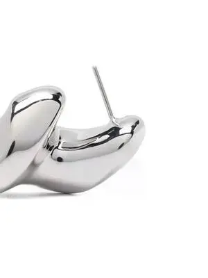 MARIA BLACK Palomino Saddle Earrings - Silver
