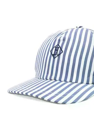Herno Striped Baseball Cap