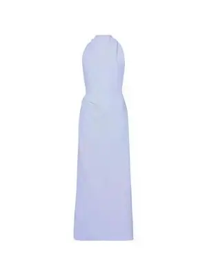Proenza Schouler Selena Twist Back Maxi Dress - Purple