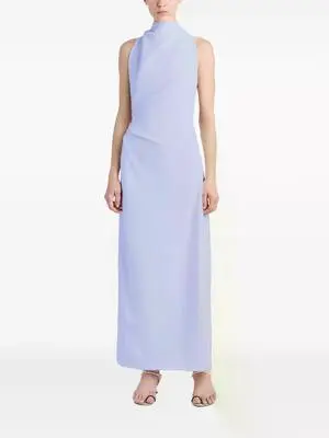 Proenza Schouler Selena Twist Back Maxi Dress - Purple
