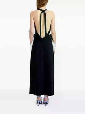 Proenza Schouler Sanna Ruffled Midi Dress - Black