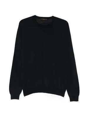 ZANONE Long-sleeve Crew Neck T-shirt - Black