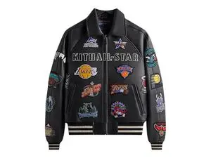 Kith Avirex Nba Allstar Bomber Jacket - Black