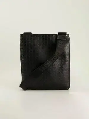 FERRAGAMO Logo Embossed Shoulder Bag