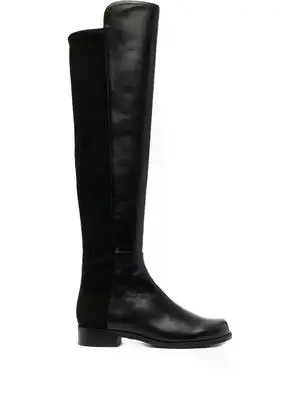STUART WEITZMAN Paneled Leather Boots