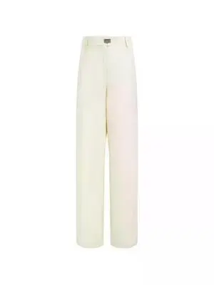 FERRAGAMO Belt-loops Tailored Trousers - Neutrals