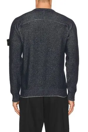 Stone Island Crew Neck Rib Cotton Jumper