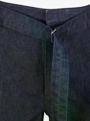 LANVIN Belted Frayed Hem Shorts
