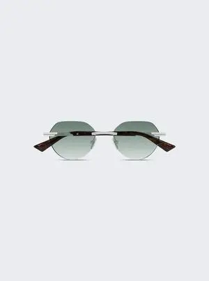 Bottega Veneta Rimless Sunglasses - A