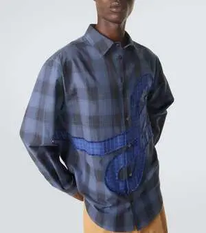 Loewe Checked Cotton Poplin Shirt