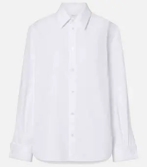 Saint Laurent Cotton Poplin Shirt - White