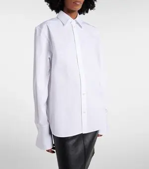 Saint Laurent Cotton Poplin Shirt - White