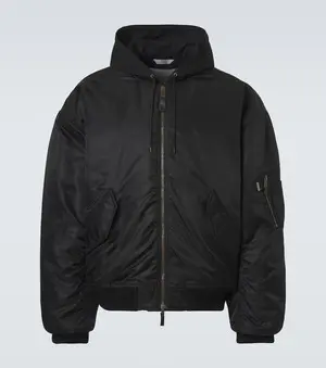 Balenciaga Hooded Jacket - Black