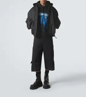 Balenciaga Hooded Bomber Jacket