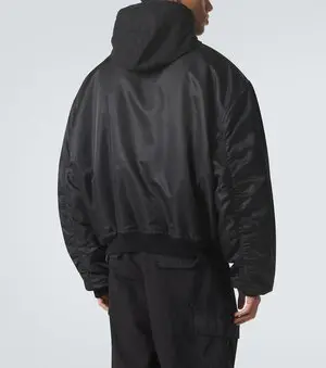 Balenciaga Hooded Bomber Jacket