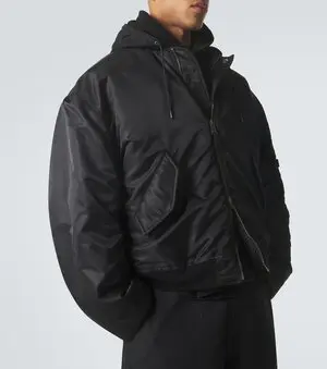 Balenciaga Hooded Bomber Jacket