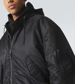 Balenciaga Hooded Bomber Jacket