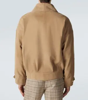 Auralee Suede Blouson Jacket - Beige