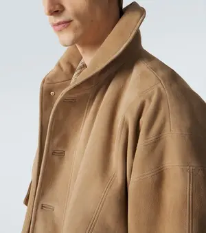 Auralee Suede Blouson Jacket - Beige