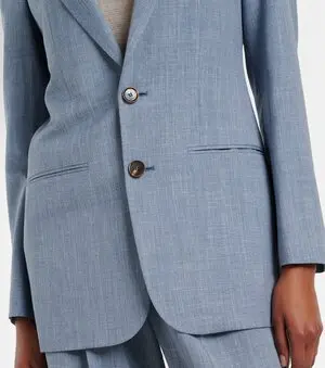Loro Piana Guia Wool, Silk, And Linen Jacket