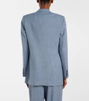 Loro Piana Guia Wool, Silk, And Linen Jacket