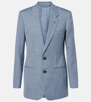 Loro Piana Guia Wool, Silk, And Linen Jacket