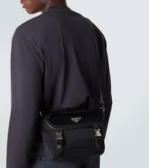 Prada Re-nylon Shoulder Bag - Black