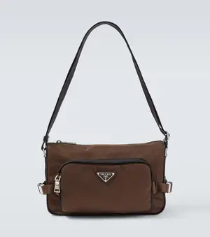 Prada Re-nylon Shoulder Bag - Brown