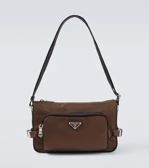Prada Prada Re-Nylon Shoulder Bag Brown