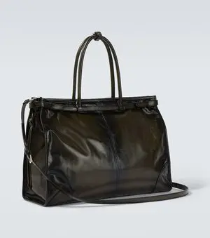 Prada Bonnie Leather Tote Bag - Black