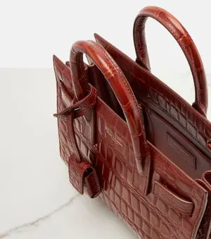 Saint Laurent Sac De Jour Nano Top-handle Bag - Brown