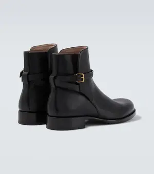 THE ROW Nobilis Leather Ankle Boots