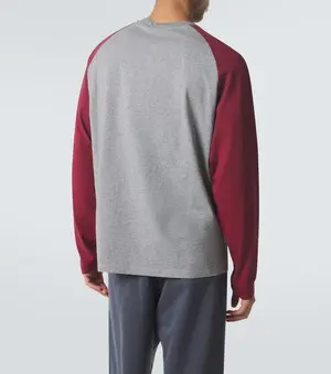 Miu Miu Cotton Jersey Henley Shirt