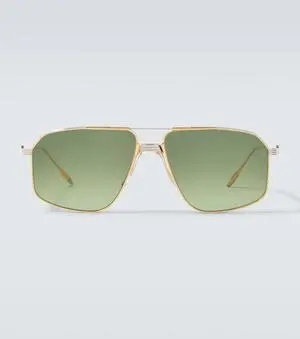 JACQUES MARIE MAGE Aviator Sunglasses - Gold