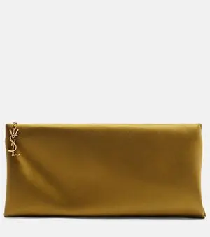 Saint Laurent Evening Satin Clutch
