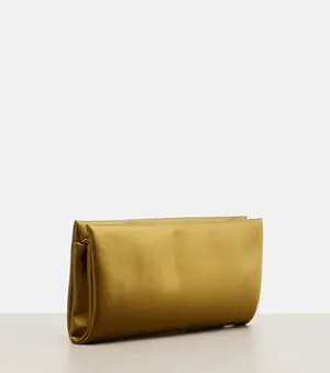 Saint Laurent Evening Satin Clutch
