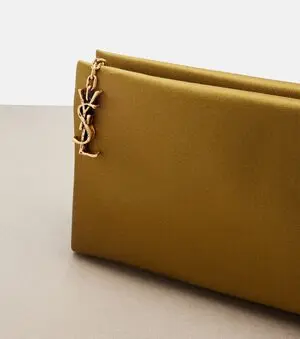 Saint Laurent Evening Satin Clutch