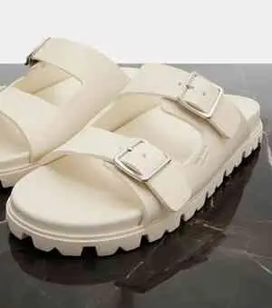 Prada Logo Sandals