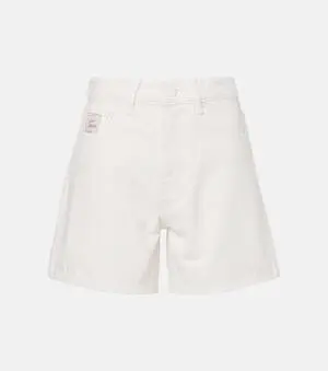 AMI Paris Denim Shorts White